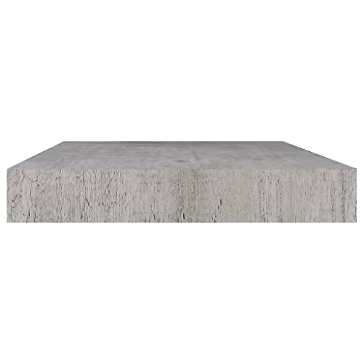 SCARSON Floating Wall Shelf Concrete Gray 19.7"x9.1"x1.5" MDF Gray (1.54KG/3.388LB)