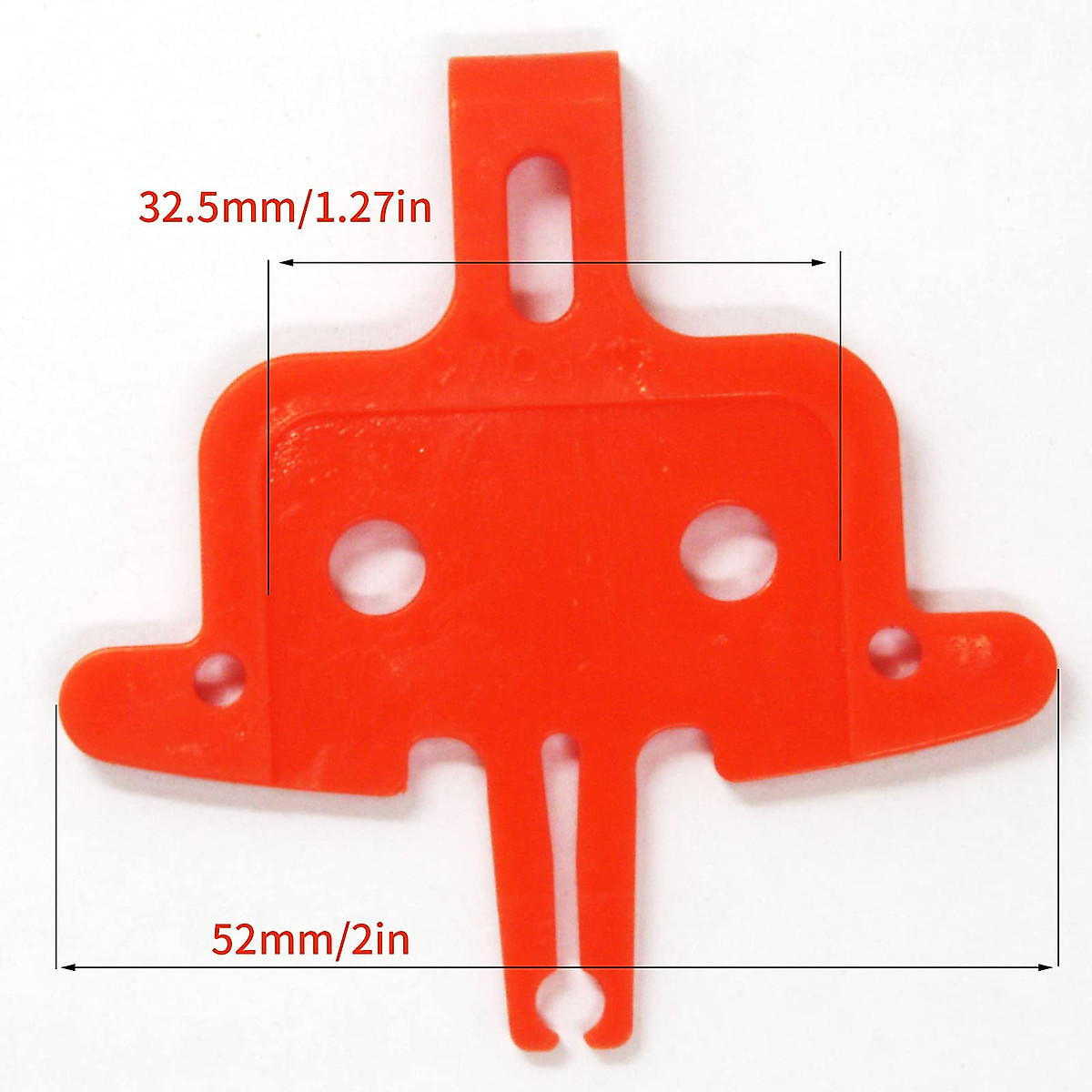 kingsea 12PCS Bicycle Brake Pad Spacer, Hydraulic Disc Brake Pads Spacer Instert Bicycle Brake Spacer Disc Brakes Bicycle Brake Spacer Cycling Spare Parts for Shimano,MTB or Road Bike(Type A)