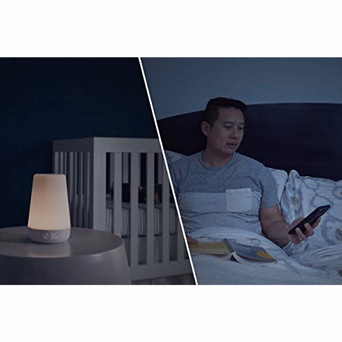 Hatch Rest+ 1st Gen Baby Sound Machine, Night Light, Time-to-Rise Plus Audio Monitor, White Noise Soother, Toddler Sleep Trainer, Kids Alarm Clock, Nightlight