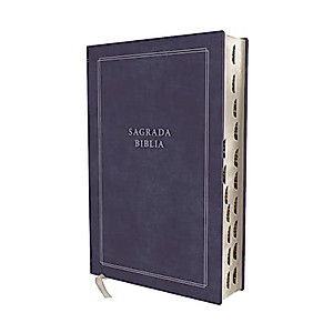 Biblia Católica, Tapa dura, Azul, Tamaño personal con uñero (Spanish Edition)