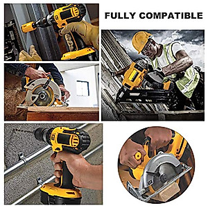 CEENR 2Pack 4.6Ah DC9096 Battery for DeWalt 18V Ni-Mh XRP Battery DC9099 DC9098 DW9096 DW9099 DE9096 DE9098 Compatible with DeWalt 18-Volt Tools Batteries