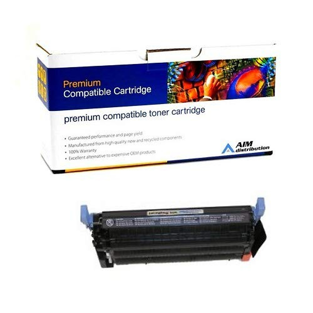 AIM Compatible Replacement for HP Color Laserjet 4700 Black Toner Cartridge (11000 Page Yield) (NO. 643A) (Q5950AC)