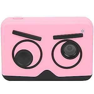 Kids Camera, 2.0 Inch IPS Color Screen Children Digital Camera Cute Handheld Video Recording Camera Mini Cartoon Camera Toy,Festival Gift Birthday Present for Kids (Pink)