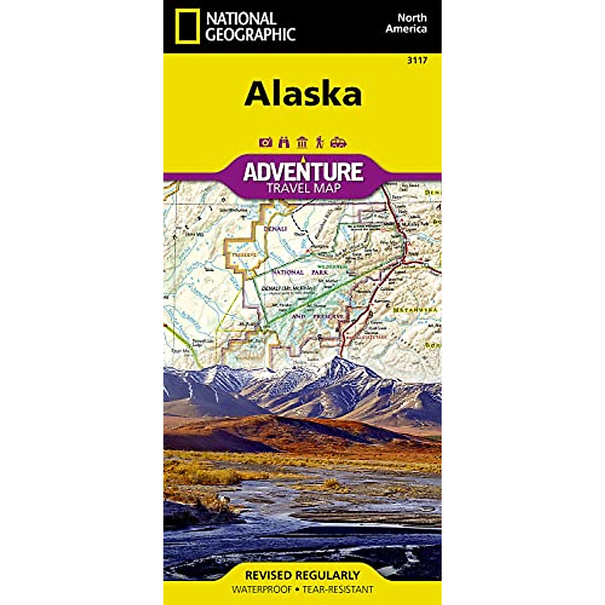 Alaska Map (National Geographic Adventure Map, 3117)