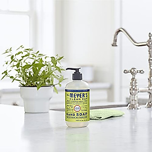 Mrs. Meyer's Clean Day Liquid Hand Soap, Cruelty-Free, and Biodegradable Hand Wash Made with Essential Oils, Lemon Verbena Scent, 12.5 Oz (Pack of 3)