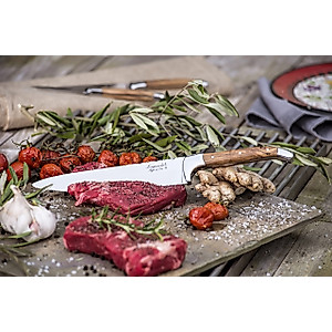 Laguiole Style de Vie Chef's knife luxury line, 8 inch, olive wood