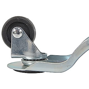 Vestil LEG-D-12-4PK Leg Dolly, 300 lb. Capacity, 12" x 10-3/4", Silver (Pack of 4)