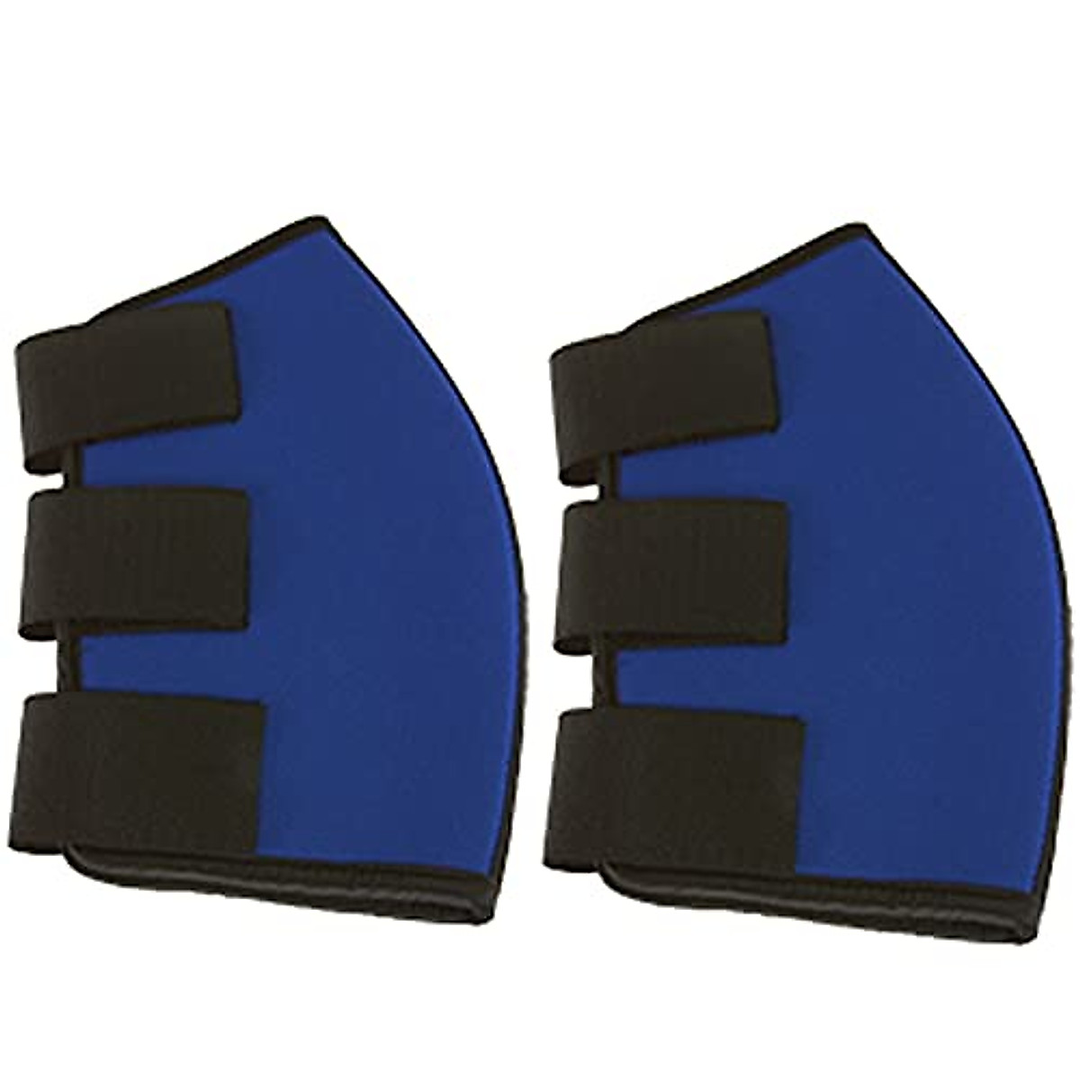HILASON Neoprene Hock Sweat Boots Horse Size Strengthens Protects Blue Pair