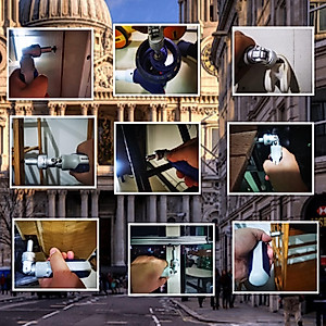 LIUZEYUAN Magnetic Ratchet Screwdriver Set 14 in 1 Multi Screwdriver,Ratchet and Adjustable Rotary Angle Screwdriver Repair Tool with 14 pcs S2 Alloy Steel Bits for DIY, Home, Repair Work