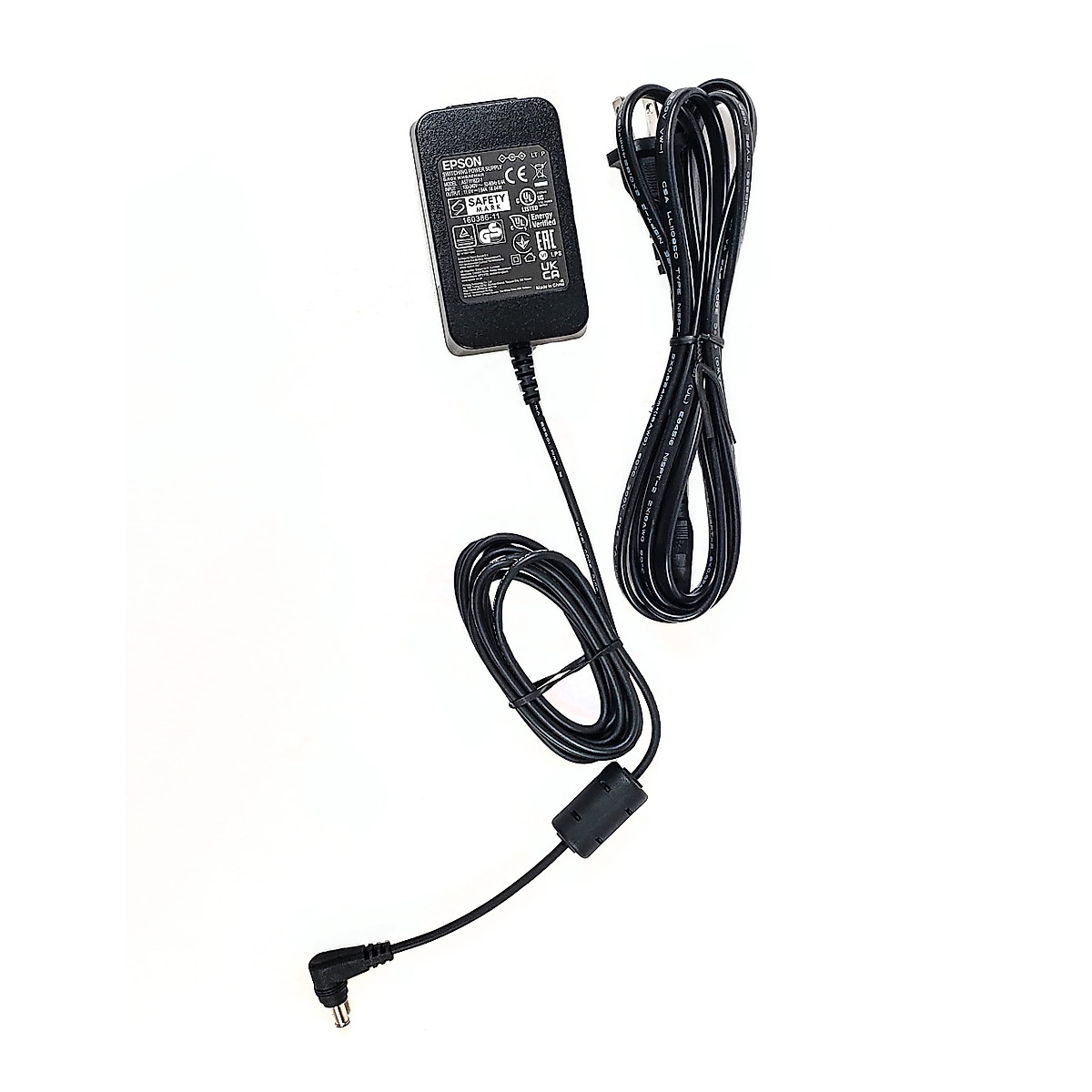 Epson LABELWORKS AST1116 AC Adapter for LW-C610PX, LW-PX750, LW-PX700, LW-PX400, 2020LSTB, PEARLabel 270 – Replacement Power Adapter for Label Printers