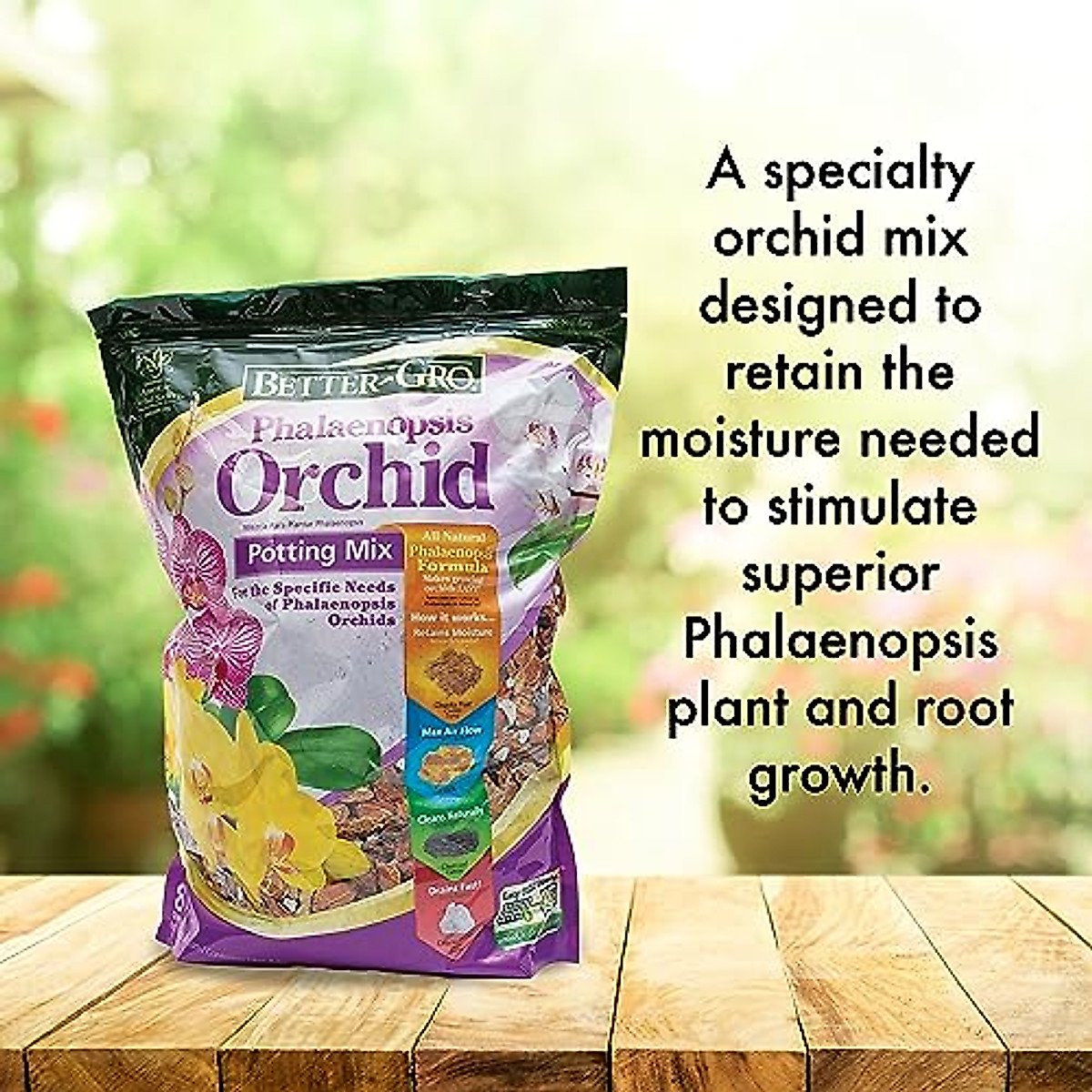 Sun Bulb 5011 Better-Gro Phalaenopsis Mix, 8 Quarts