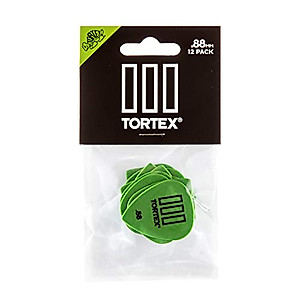 Dunlop Tortex® TIII, Green, .88mm, 12/Player's Pack