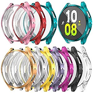 Wugongyan Protective Case] Compatible with Samsung Galaxy Watch 5 & Galaxy Watch 4 Screen Protector Accessories Soft TPU Cover Scratch Resistant Protective (10-Pack, [40mm])