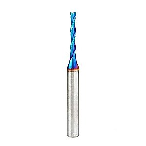 Amana Tool - 46125-K Solid Carbide Spektra Extreme Tool Life Coated Spiral Plunge 1/8 Dia