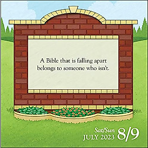 Church Signs 2023 Day-to-Day Calendar: Little Sayings to Help You on Your Way