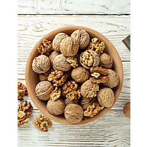 Anna and Sarah Walnuts in Shell, Jumbo, Fresh, Buttery Taste, Easy to Crack, California Chandler, Natural Shells, Not Bleached 5.5 Lbs
