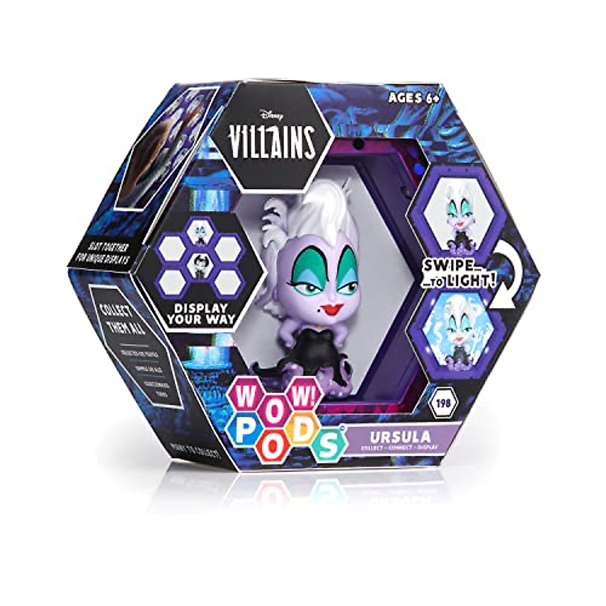 WOW! PODS Ursula - Disney The Little Mermaid | Official Light-Up Bobble-Head Figure | Collectables, Toys & Gifts, Multicolor