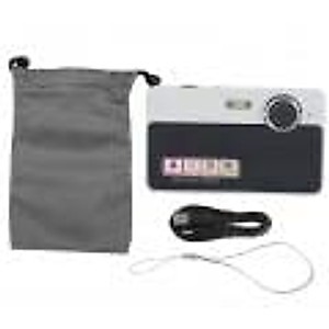 Zoom Digital Camera, 48MP Digital Camera 2.4 Inch IPS Screen Video Camera with 16x HD Digital Zoom 32GB Digital Camera (Black)