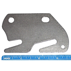 Belle and the Yank Bed Rail Hook Plates - Double Hook Fits 2" On Center Bracket or Bed Post - Heavy 13 ga.Steel Hooks - Made in USA (4, 1-1/4")