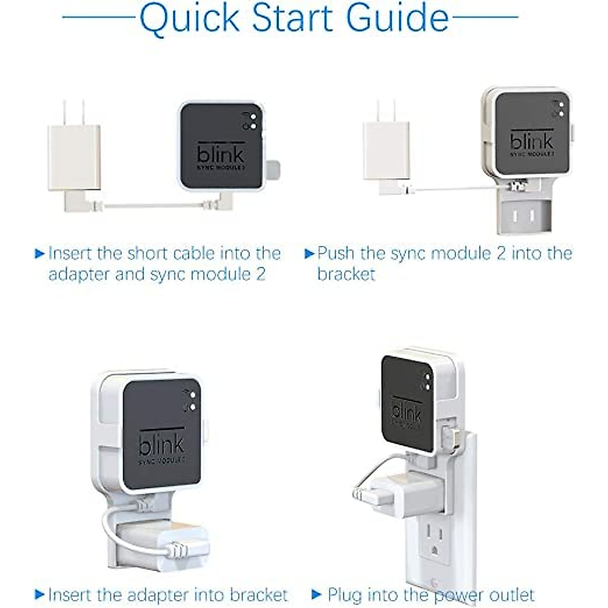 256GB Blink USB Flash Drive for Local Video Storage with The Blink Sync Module 2 Mount (Blink Add-On Sync Module 2 is NOT Included),2Pack