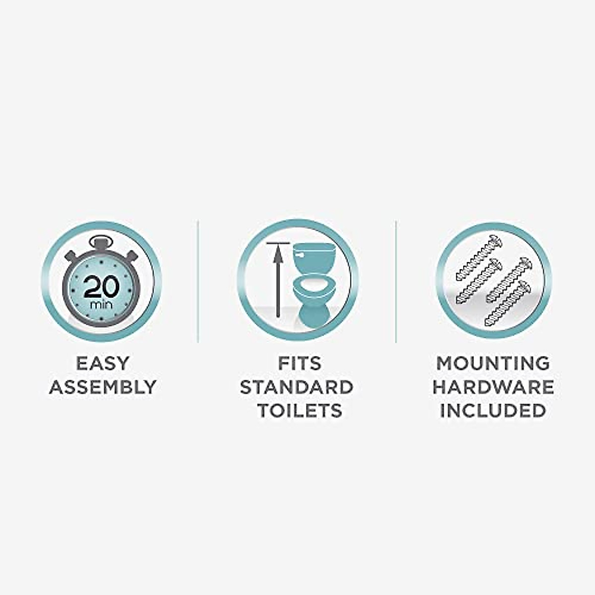 Zenna Home Over the Toilet Storage, Metal Bathroom Spacesaver with 3 Shelves, Cross-Style Storage Cabinet, Easy Assembly, Satin Nickel , 23.25 x 64.7"