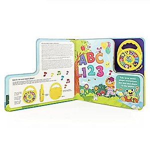 ABC 123 Sing, Read & Play - Children's Deluxe Music Player Toy and Board Book Set, Ages 1-5