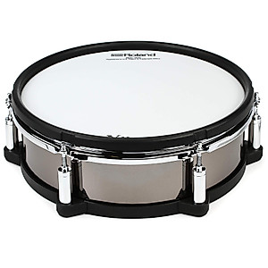 Roland PD-128 Electronic V-Drum Pad, 12-Inch, Black-Chrome