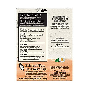 Higgins & Burke Orange Pekoe, Loose Leaf Black Tea, Keurig K-Cup Brewer Compatible Pods, 24 Count