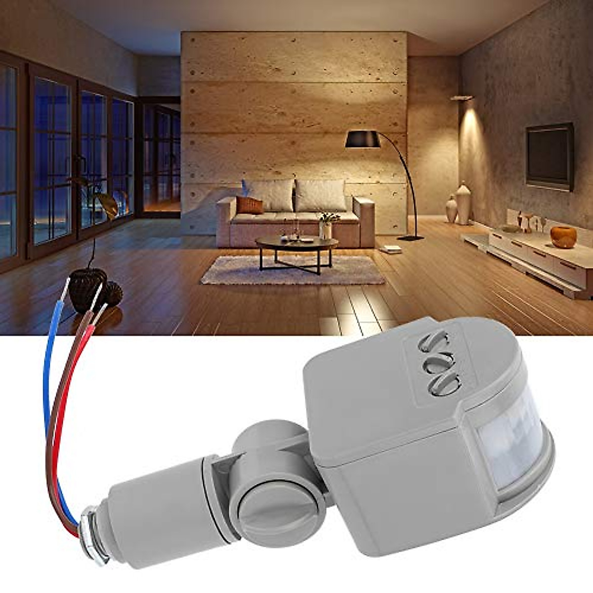 Tyenaza Motion Sensor Detector Switch, Intelligent Infrared Human Body Motion Sensor AC 85~265V 180° Infrared Ray Human Body Inductor
