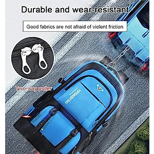 Expandable Large-capacity Oxford Backpack, Multi Compartments Lightweight Backpack for Travel, Laptop Backpack (Black)