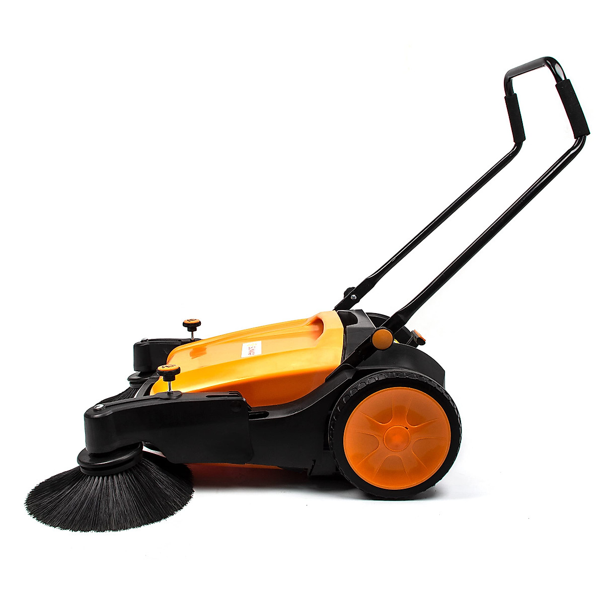 SUNMAX RT980 Industrial Floor Sweeper with Triple Brooms, 38" Outdoor and Indoor Sweeper, 38,000 Square feet per Hour, 12 gal Waste Container