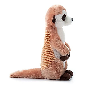 The Petting Zoo Meerkat Stuffed Animal, Gifts for Kids, Wild Onez Zoo Animals, Meerkat Plush Toy 12 inches