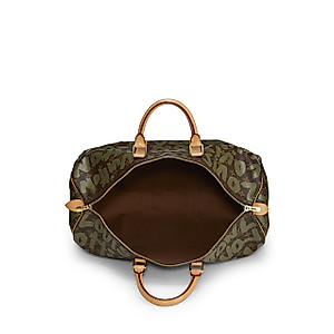 Louis Vuitton, Pre-Loved Stephen Sprouse x Louis Vuitton Green Monogram Graffiti Keepall 50, Green