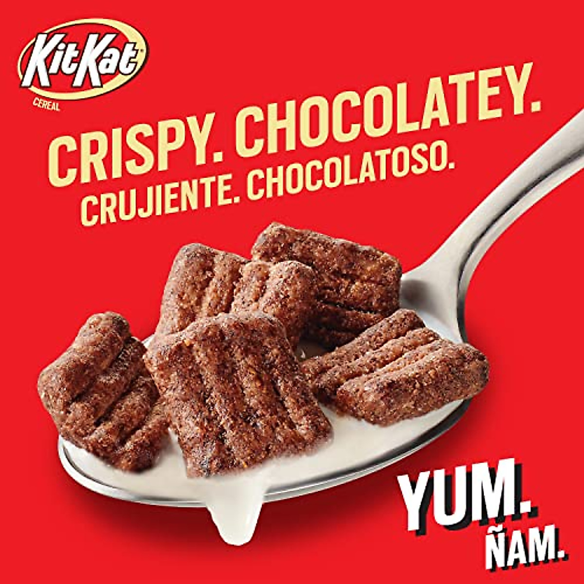 KIT KAT Chocolatey Cereal, Breakfast Cereal Made with Whole Grain, 11.5 oz