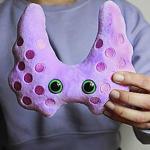 GIANTmicrobes Thyroid Plush, Thyroid Stuffed Animal, Thyroid Surgery Recovery Gifts, Lupus Gifts, Thyroid Cancer Awareness, Endocrinologist Gift, Endocrinology Gift, Thyroidectomy, Hypothyroid Gift