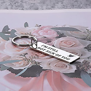 Christmas Stocking Stuffers Valentine's Day Keychain Gifts for Boyfriend Husband Hubby Men Birthday Anniversary Wedding Engagement Gifts for Boyfriend Girlfriend Wife Bride Groom Couples Women Him Her