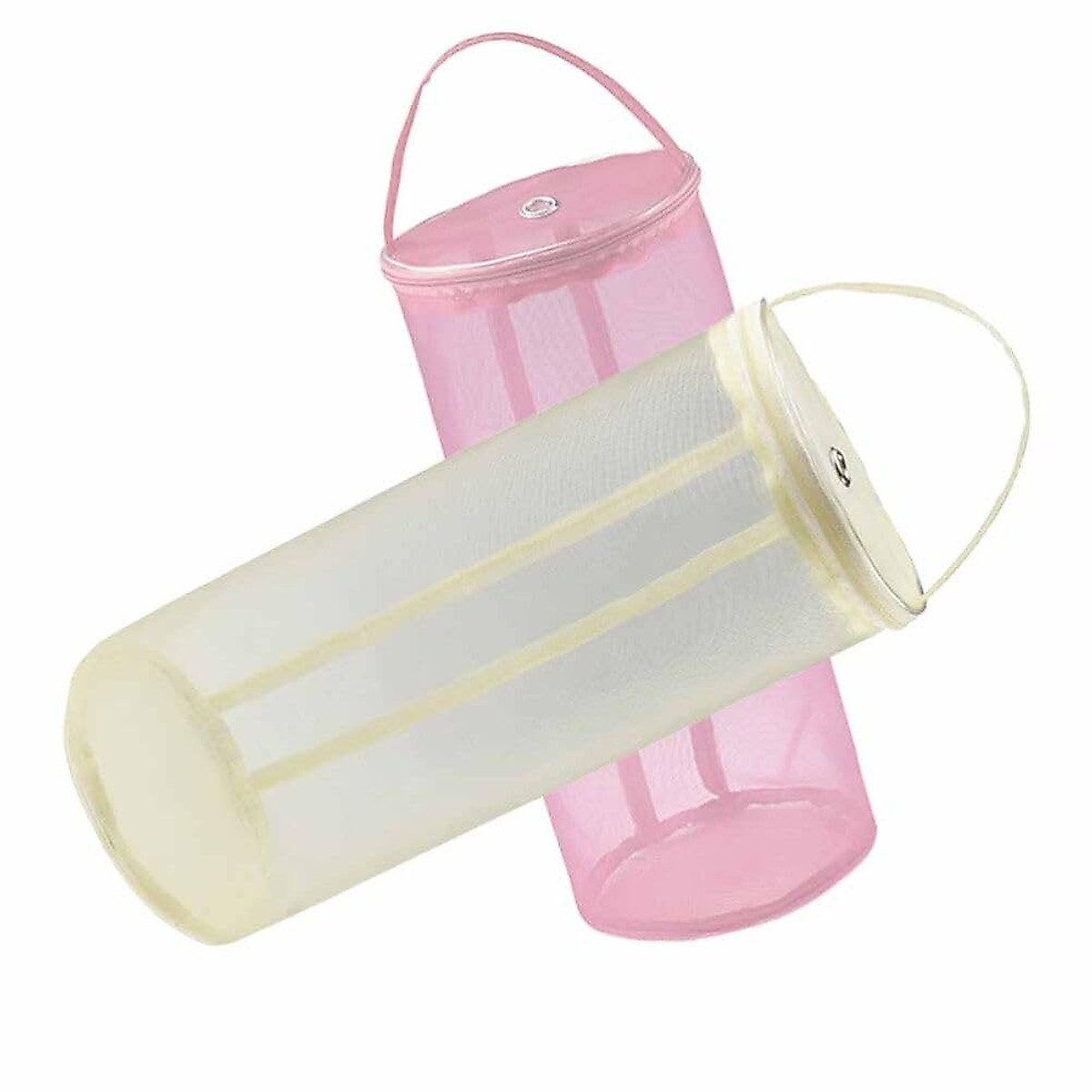 Cabilock Tool Organizer Bag Bag Beige Mesh Hook Storage Diy Crochet Woolen Yarn Knitting Mesh Organizer Bags