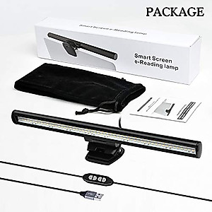 Koostone Monitor Light, Screen Light Bar Computer e-Reading LED Task Lamp, 3 Color Modes Light Bar, 10 Brightness, USB Powered Monitor Lamp