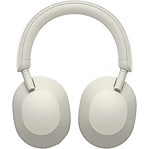 Sony WH1000XM5/S Wireless Industry Leading Noise Canceling Headphones, Silver Bundle with Premium 2 YR CPS Enhanced Protection Pack, Deco Gear Headphone Case and Audio Entertainment Essentials Bundle