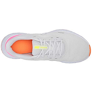 Nike Women's Revolution 5 Running Shoe, Platinum Tint/White-Pink Blast-Total Orange-Lemon Venom, 5.5 Regular US