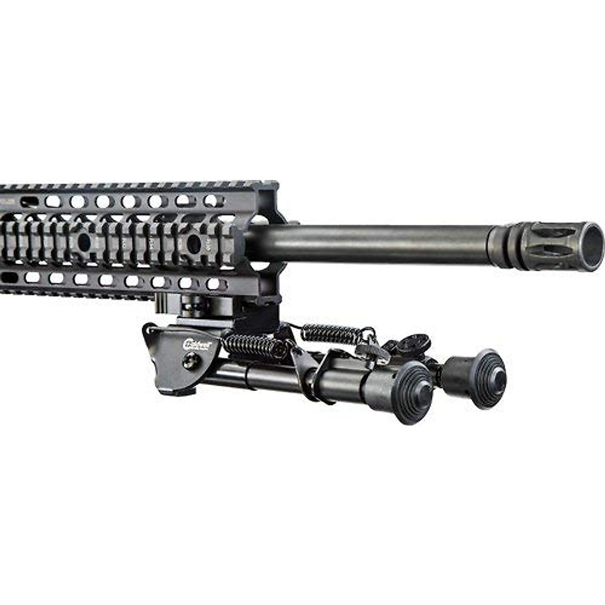 Caldwell XLA Fixed Pic Rail Bipod 6" - 9" with Collapsible Design, Non-Slip Feet and Notched Legs for Outdoor, Range, Shooting and Hunting