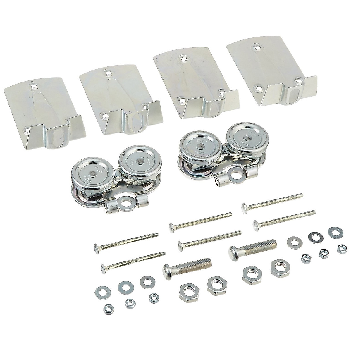 National Hardware Stanley N183-905 Rail Hanger, 225 Lb, Steel/Delrin Bearings