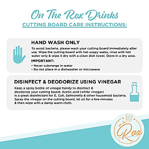 On The Rox Monogrammed Cutting Boards - 9” x 12” A to Z Personalized Engraved Bamboo Board (R) - Large Customized Wood Cutting Board with Initials - Wooden Custom Charcuterie Board Kitchen Gifts