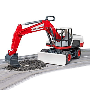 Bruder 03411 Wheeled Excavator Red/White