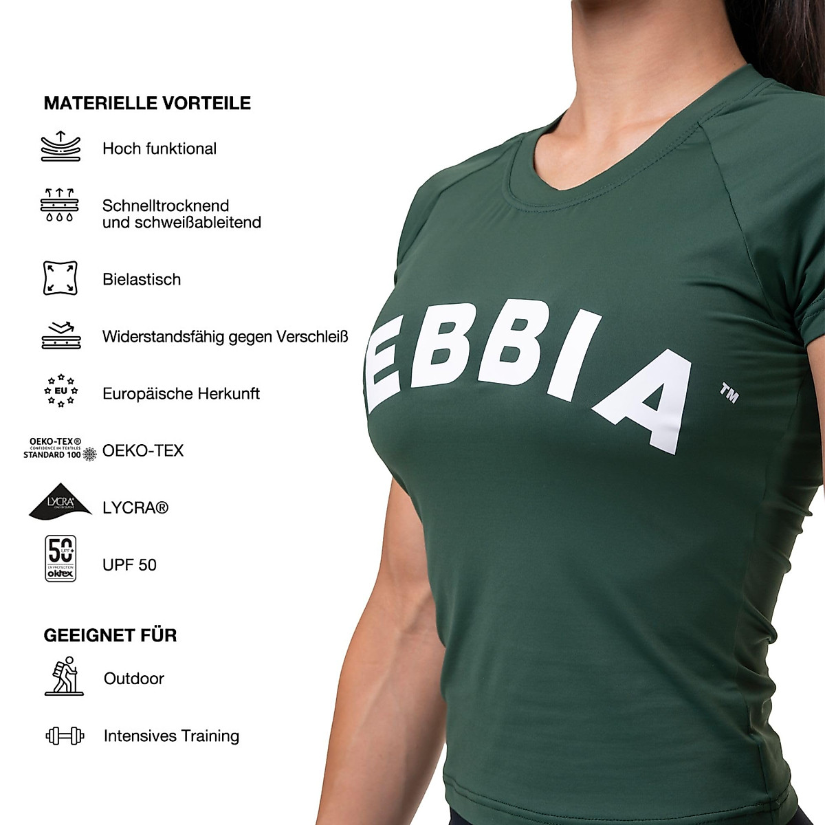 NEBBIA Classic Hero T-Shirt 576 Dark Green