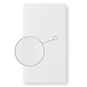 Dream On Me Breathable 6” Full Size Firm Fiber Crib and Toddler Bed Mattress | Greenguard Gold Certified | Certi-PUR US Layers | Breathe-Flow Technology | Waterproof Cover |