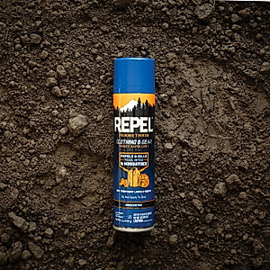 Repel Permethrin Clothing & Gear Insect Repellent, Use on Outdoor Gear, Tents and Sleeping Bags, Repels Mosquitoes, Ticks, Mites, (Aerosol Spray) 6.5 fl Ounce