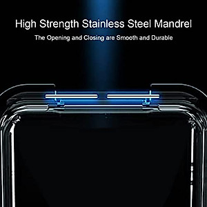 Retainer Case, Retainer Cleaner Case, Unique Denture Bath with Drain Tray, Suitable for Dentures, Denture Bridges, Partial Dentures, Traditional Braces, Etc. (Black)