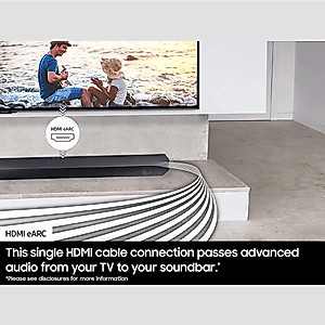SAMSUNG HW-Q600B 3.1.2ch Soundbar w/Dolby Audio DTS:X (2022) HW-Q600B/ZA Bundle with Sony RF400 Wireless Home Theater Headphones and 2 Deco Gear HDMI Cables