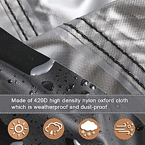 Outdoor Furniture Covers Round - Black, 39x33inch, Waterproof UV Resistant, 420D Tear-Resistant Patio Furniture Covers, Apply to Patio Covers for Outdoor Furniture & Dining Table and Chairs Set